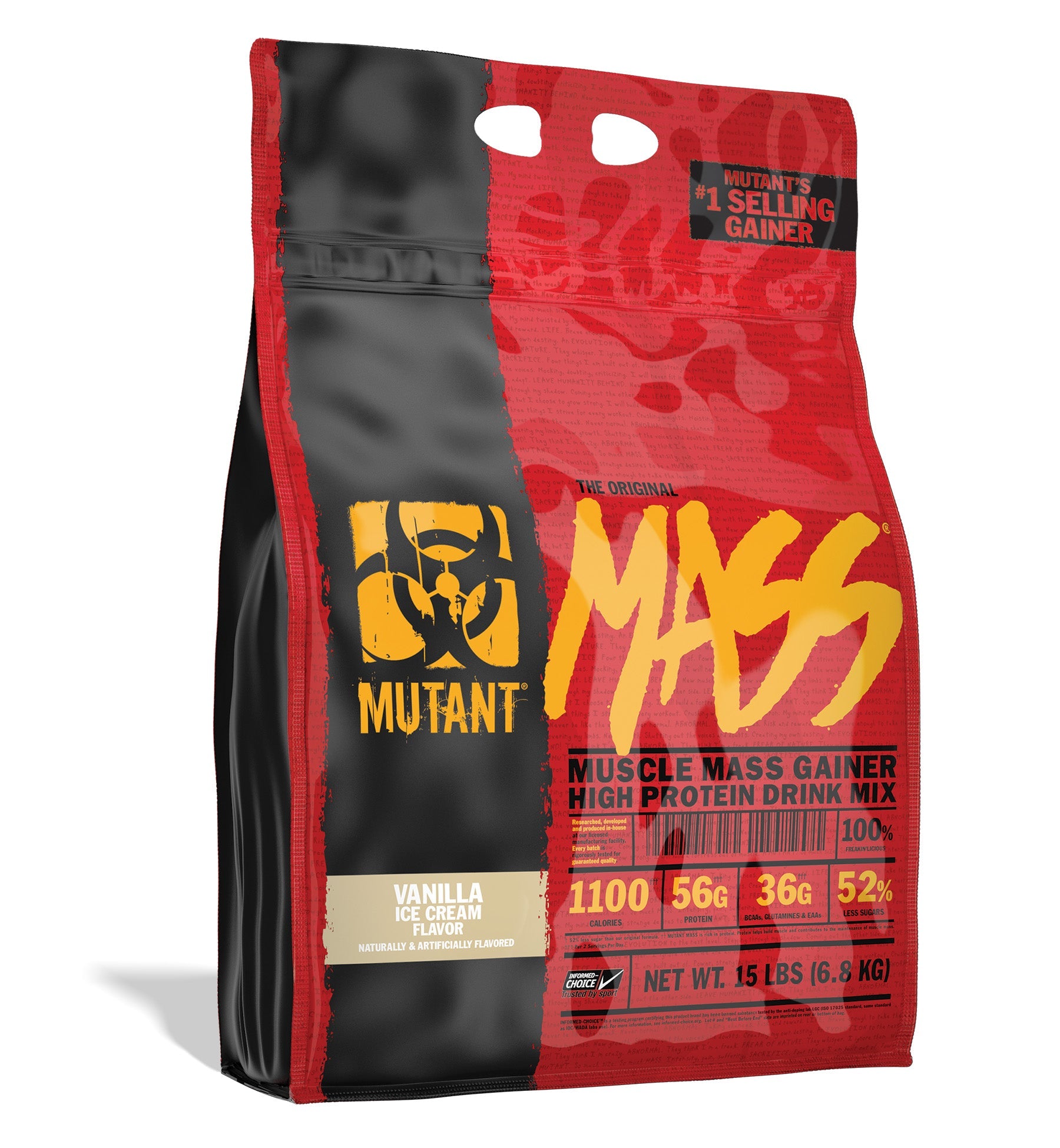 MUTANT MASS® 15LBS - Muscle Mass Gainer – Builtathletics.com