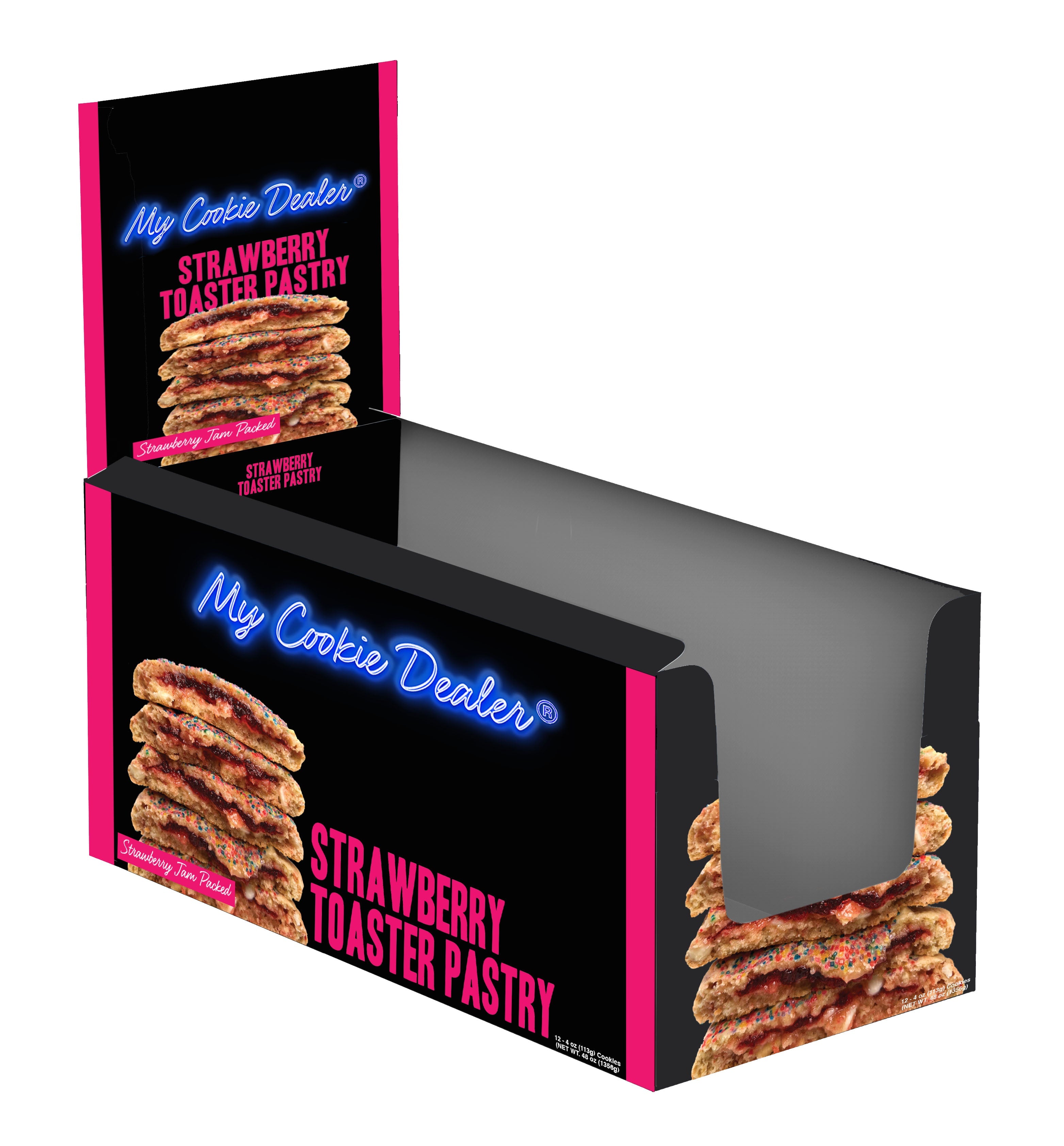 Strawberry Toaster Pastry Retail 12pk in Display Box – Builtathletics.com