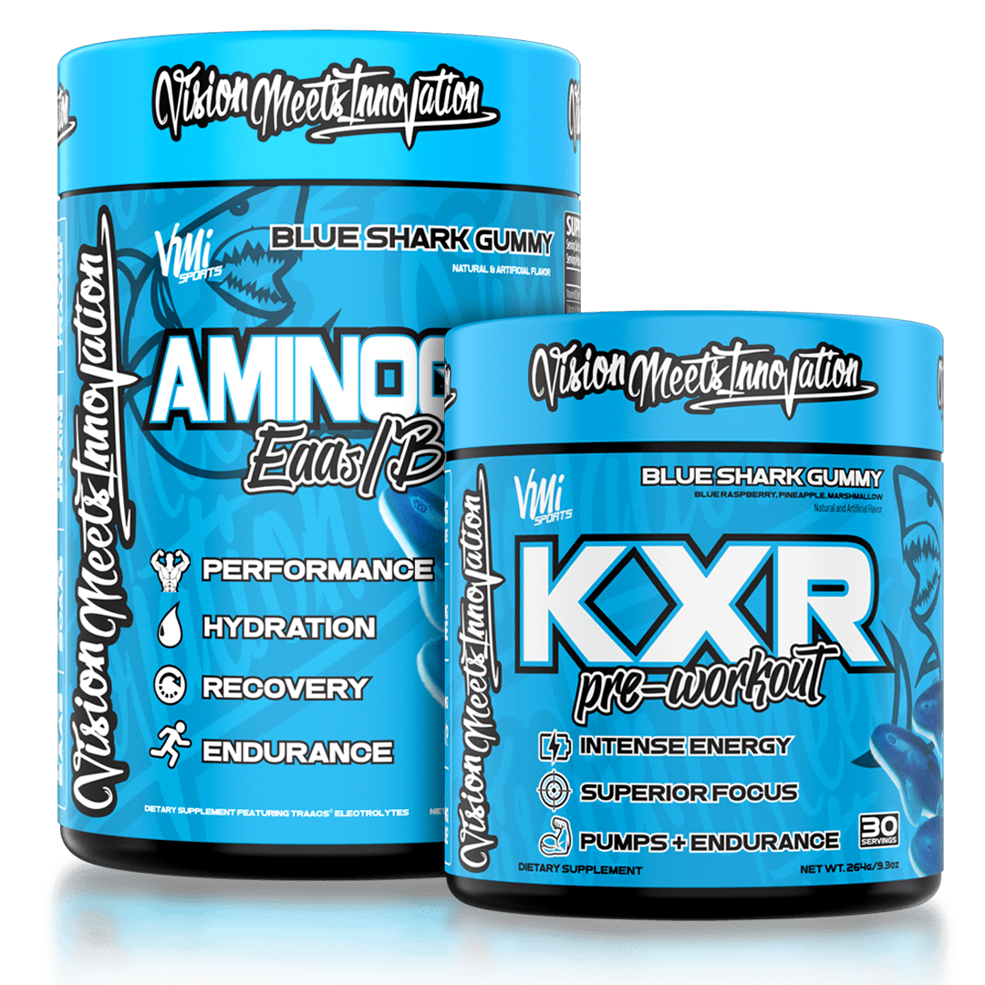 Blue Shark Stack Aminogex & KXR Pre workout – Builtathletics.com